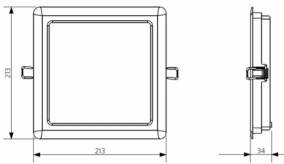 Opple 26666 - LED Koupelnové podhledové svítidlo LED/24W/230V 3000K IP44