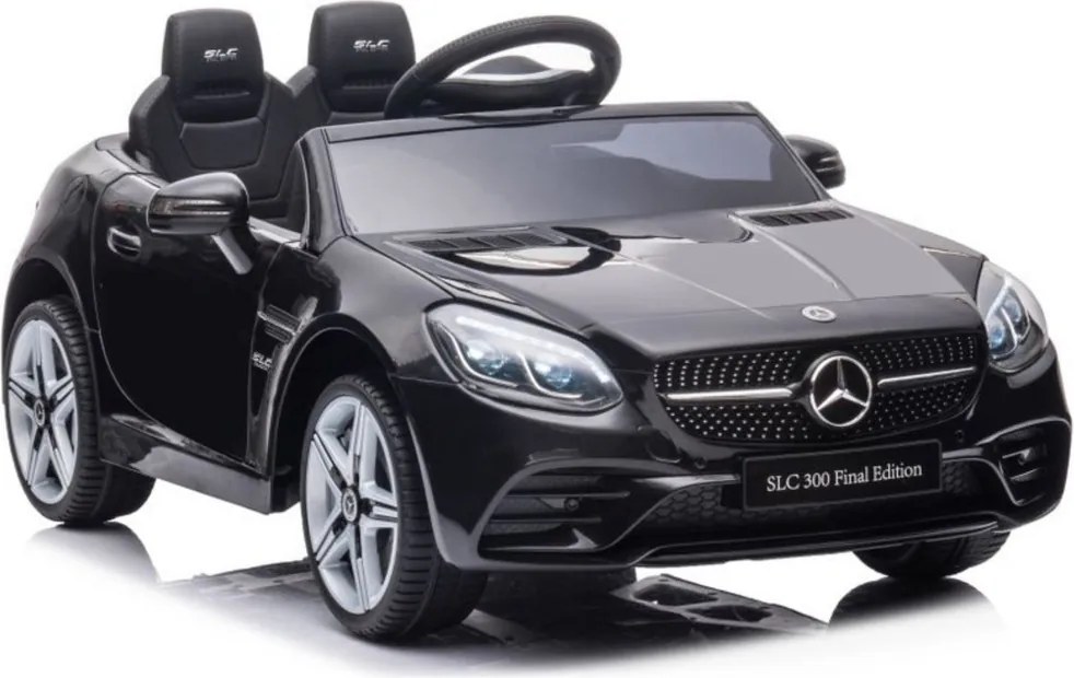 LEAN CARS Elektrické autíčko Mercedes SLC 300 LED MP3 černé