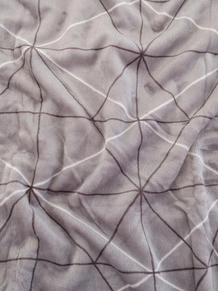 MK Lůžkoviny Francouzské mikroplyšové povlečení Exclusive - Sebastian šedý 220 × 200 cm, 2ks 70 x 90 cm