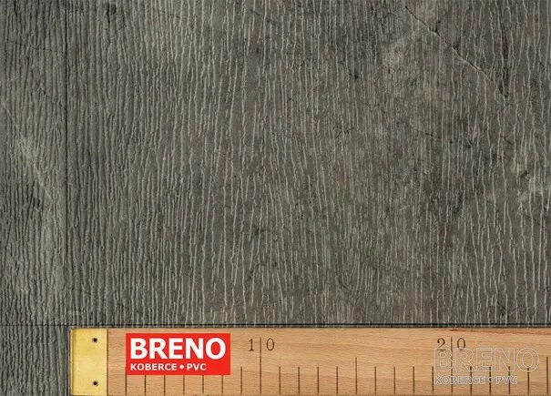 Breno PVC SIGMA Venato 93 – tmavý mramor, šíře 200 cm