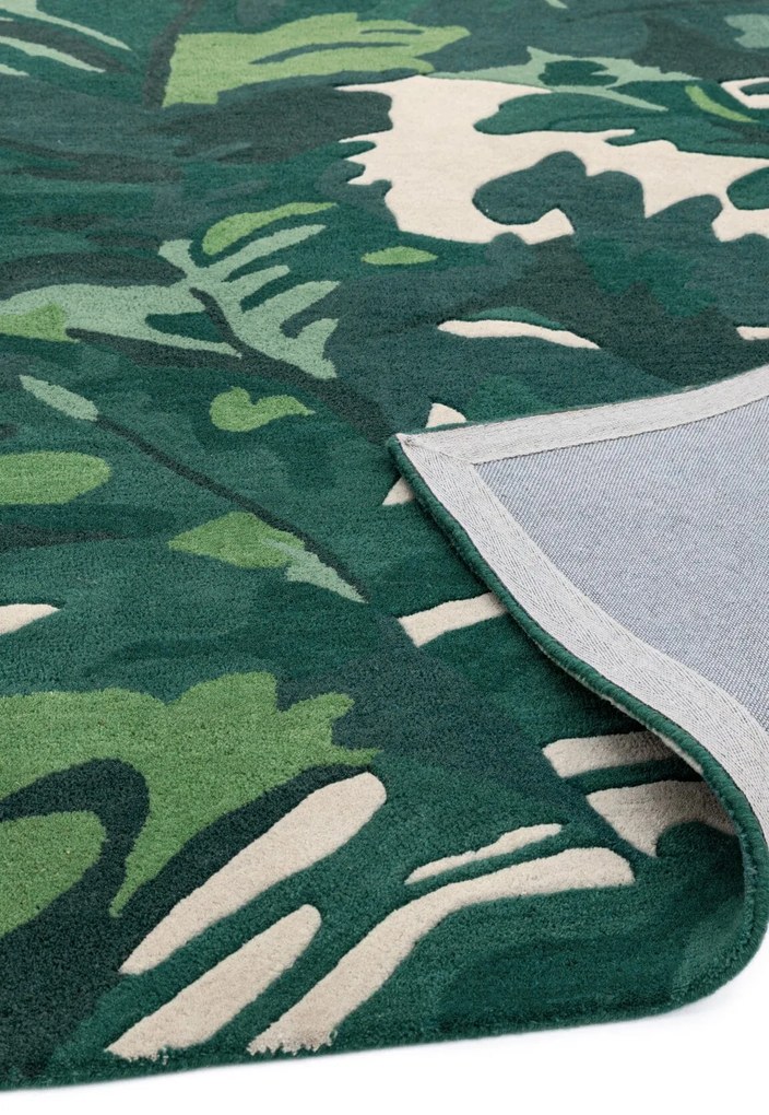 Tribeca Design Kusový koberec Blondie Palm Green Rozměry: 120x170 cm