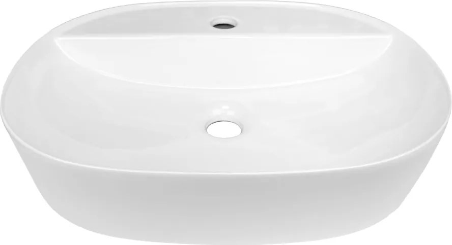 Mereo, Mereo Umyvadlo na desku bez přepadu, 505x385x120 mm, keramické, MER-UC513912O