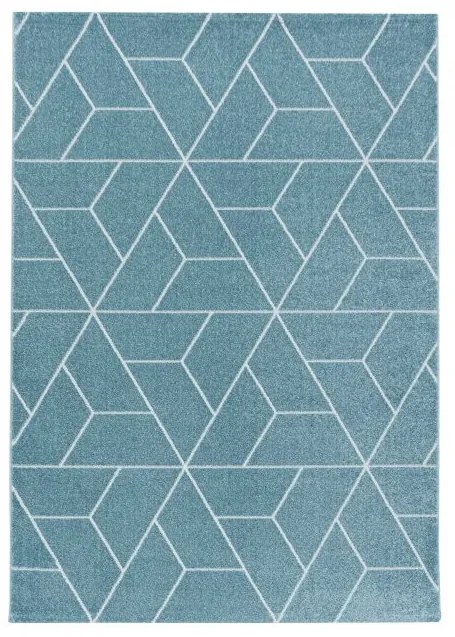 Vopi | Kusový koberec Efor 3715 blue - 80 x 150 cm