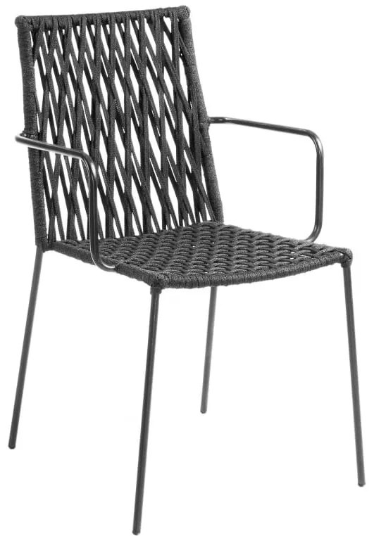Zahradní židle LaForma Bettie, černá