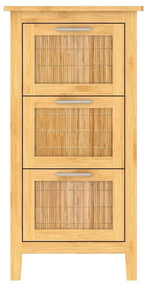 Petromila EISL Koupelnová skříňka se 3 zásuvkami bambus 30 x 42 x 82 cm