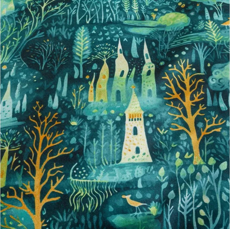 Povlečení z mikrovlákna NEON FOREST, barevné Rozměr povlečení: 70 x 90 cm | 140 x 220 cm