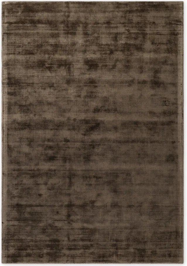Hnědý ručně tkaný koberec z viskózy 120x180 cm Noemi – Vikosa