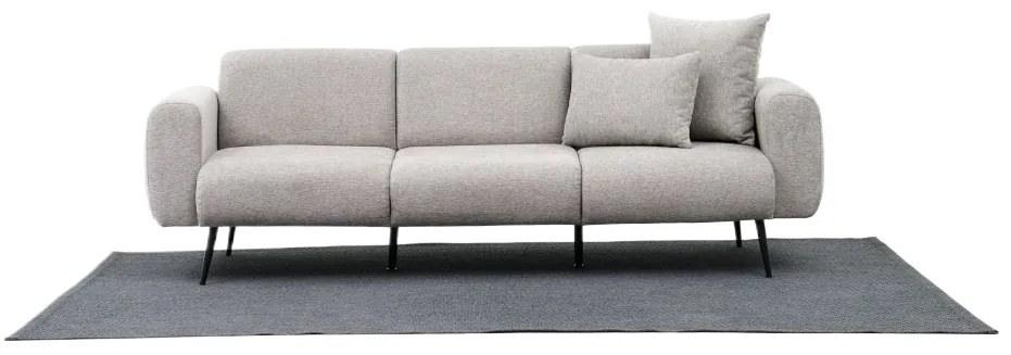 Hanah Home Třímístná pohovka SIDE světle šedá