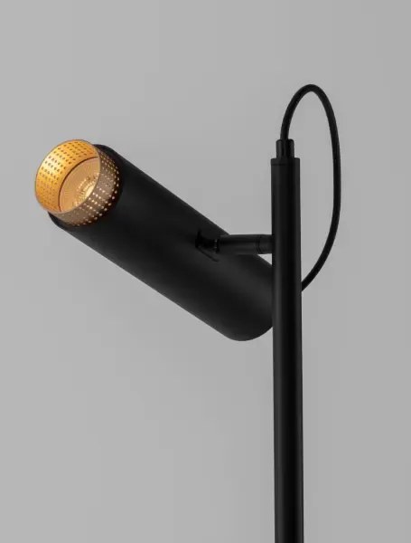 Designová stojací lampa Nessi Černá
