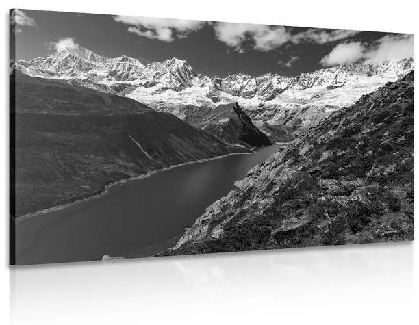 Obraz národní park Patagonie v Argentině v černobílém provedení Varianta: 60x40