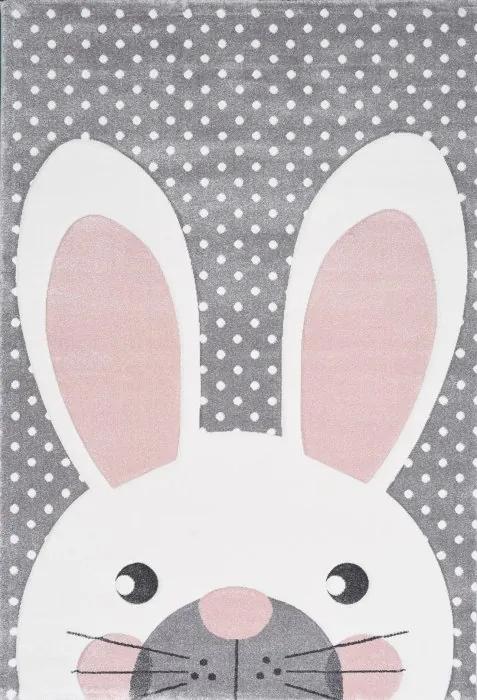 Dětský koberec Kiddy 20341/295 Bunny 80 x 150  cm