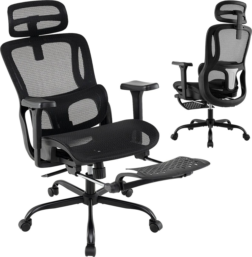 Costway Ergonomická kancelářská židle Počítačová židle k pracovnímu stolu
