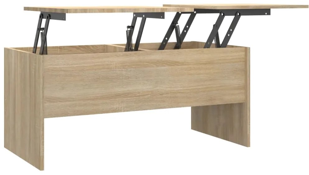 Konferenční stolek dub sonoma 102x50,5x46,5 cm kompozitní dřevo - Default Title