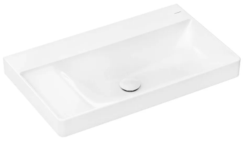 Hansgrohe Xelu Q - Umyvadlo 80x48 cm, bez přepadu, bez otvoru pro baterii, SmartClean, bílá 61032450
