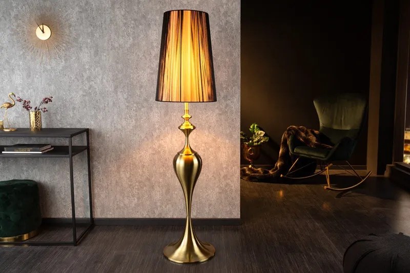 Stojanová lampa Lucy 160 cmzlatá