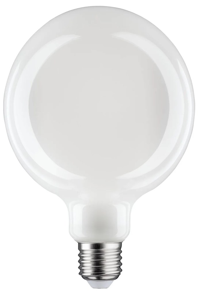 Paulmann 28627 LED Globe G125 opálová žárovka, 7W LED 2700K E27 stmívatelná, prům. 12,5cm
