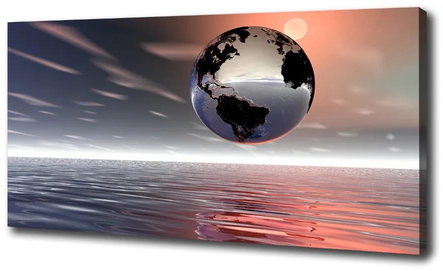 Wallmuralia Foto obraz tištěný na plátně Planeta Země 100x50