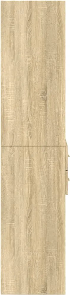 Skříň highboard dub sonoma 70 x 42,5 x 185 cm kompozitní dřevo 3281464