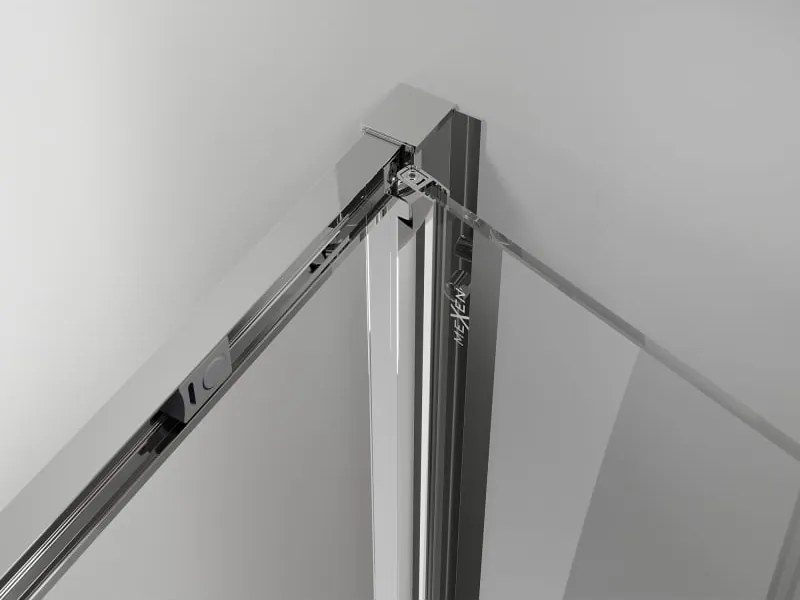 Mexen Exo skládací sprchové dveře 95 cm, transparentní, chrom - 816-095-000-01-00