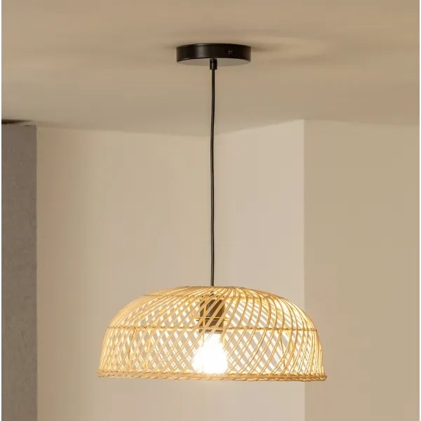 Brilagi - LED Lustr na lanku CERIA BOHO 1xE27/40W/230V pr. 40 cm ratan