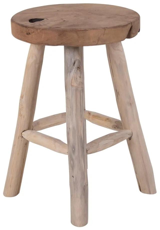 Teaková stolička se 4 nohami House Nordic Badia, ø 30 cm