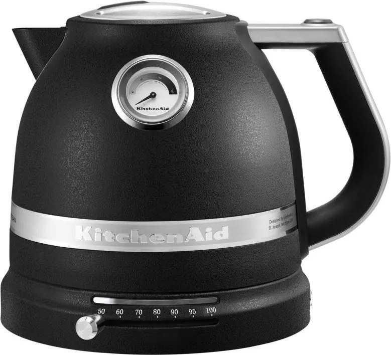 KitchenAid Artisan 5KEK1522EBK rychlovarná konvice, 1,5 l, černá litina