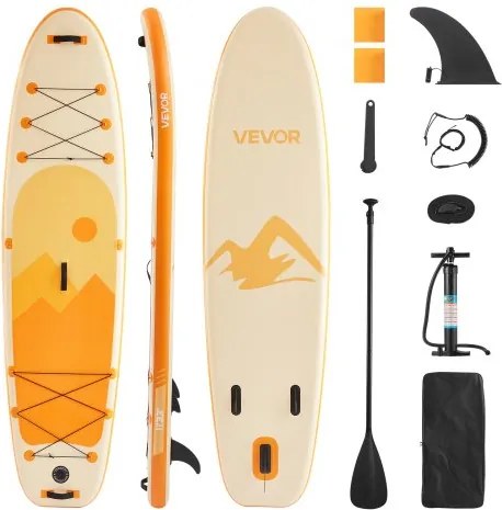 Nafukovací paddleboard, 3,35 m × 84 cm × 15 cm široký VEVOR