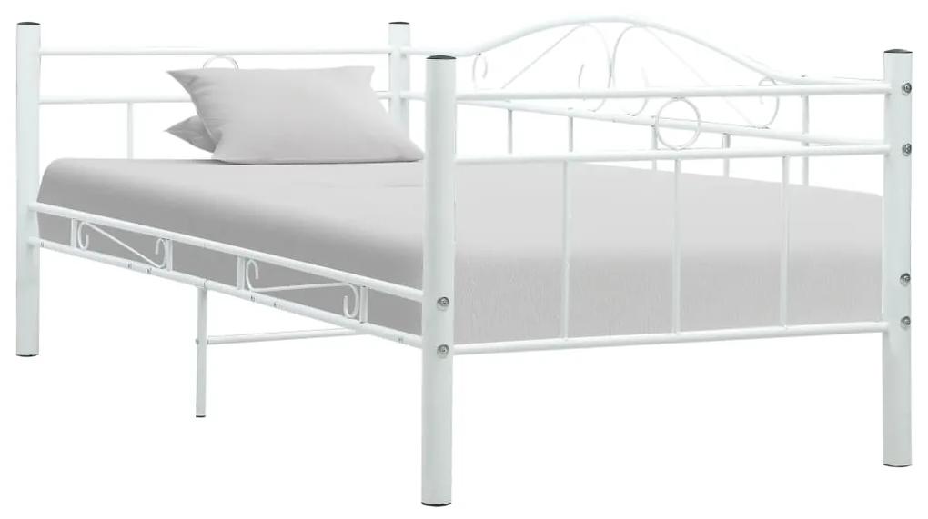 Rám denní postele bílý kov 90 x 200 cm,  286136