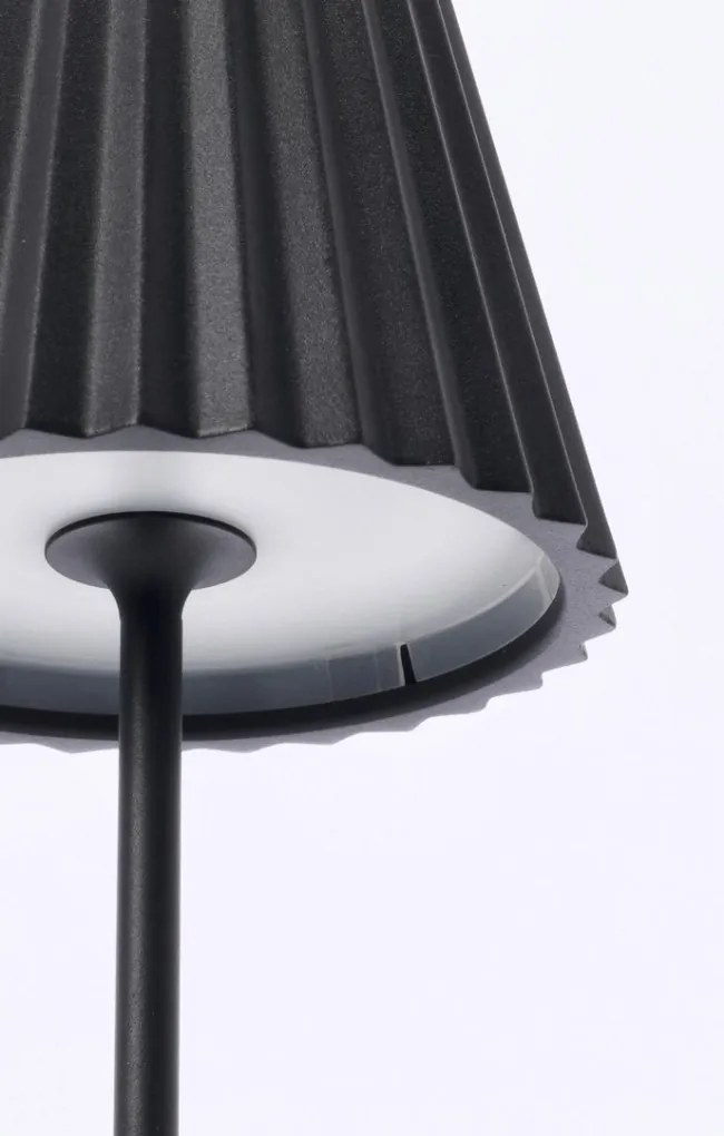 BIZZOTTO Zahradní stolní LED lampa ARTIKA 36 cm černá