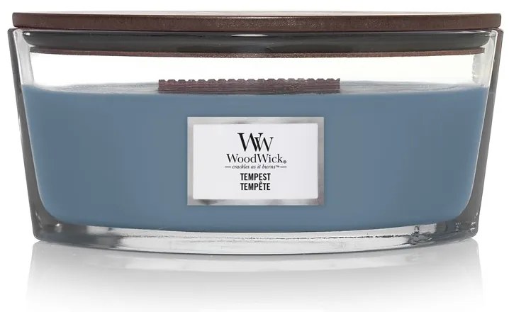 WoodWick vonná svíčka s dřevěným knotem Elipsa Tempest 453,6 g