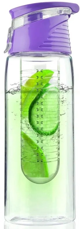 ASOBU designová fresh láhev s infuserem Flavour It fialová 600ml