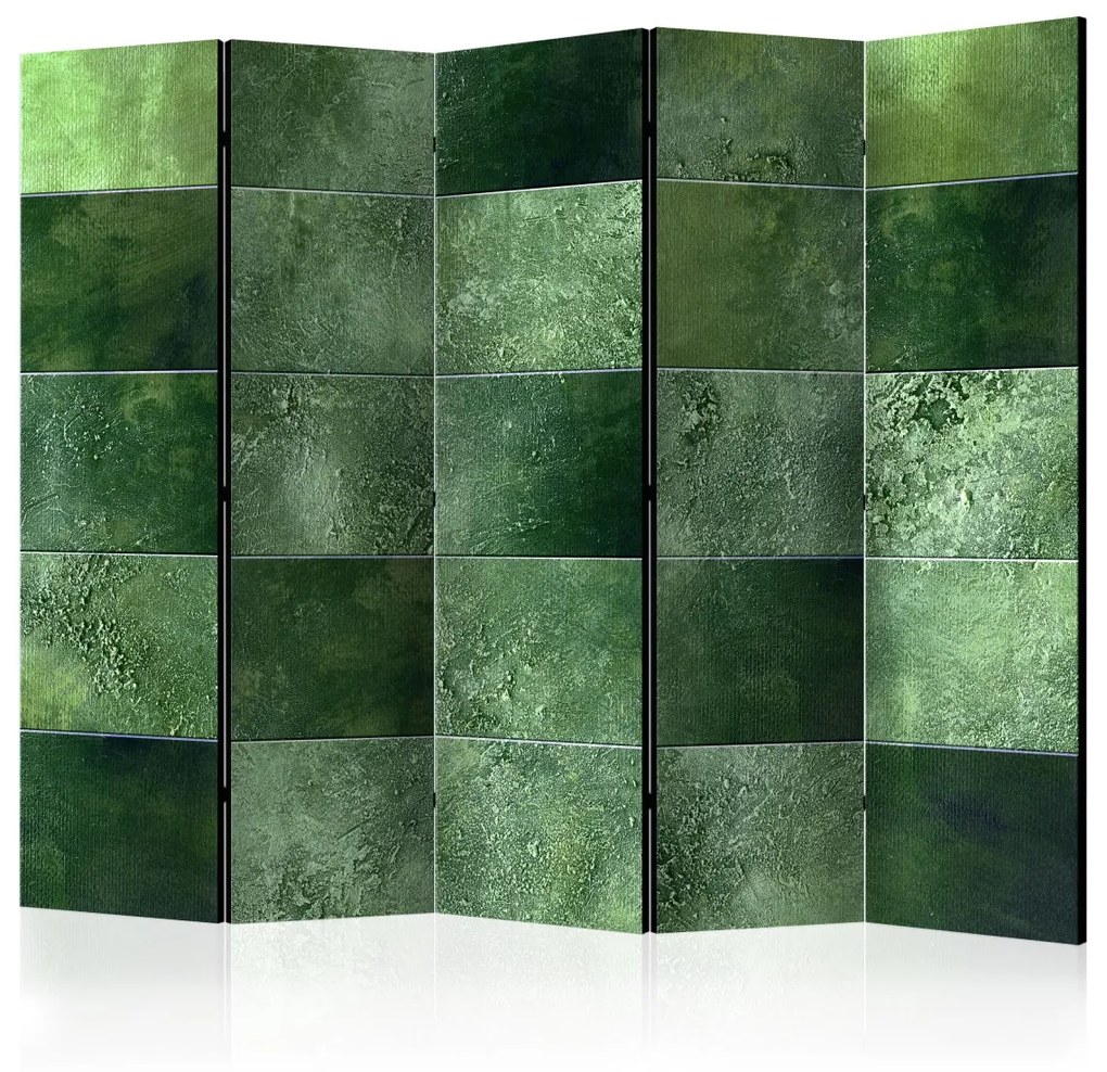 Paraván zelený Velikost (šířka x výška): 225x172 cm