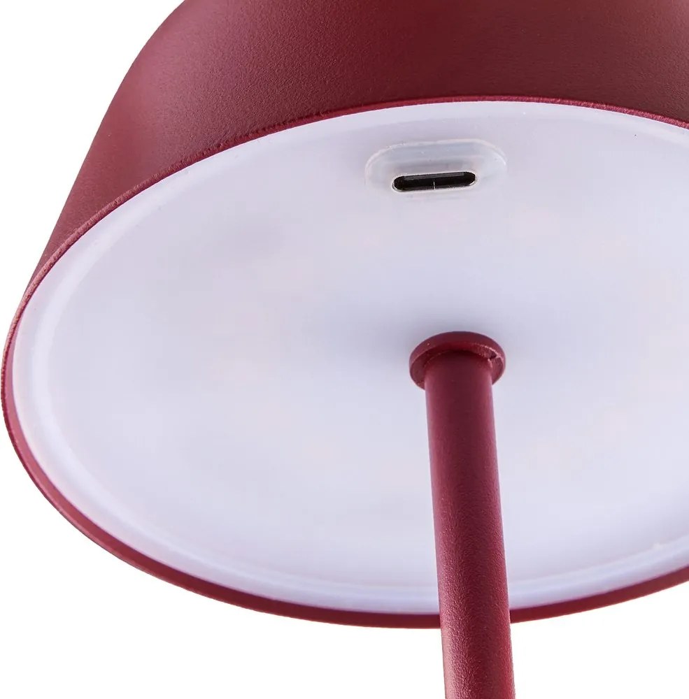 LIGHT UP LED Stolní lampa - červená