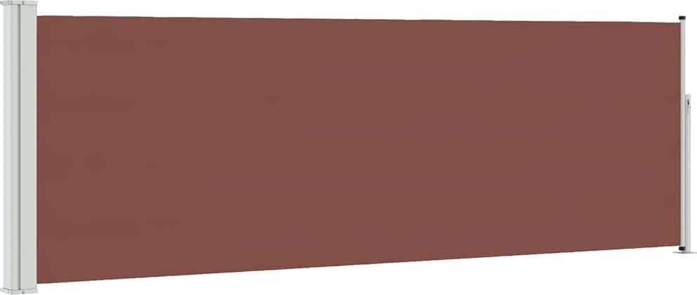vidaXL Zatahovací boční markýza/zástěna na terasu 100 x 314 cm [48375] Barva: Modrá