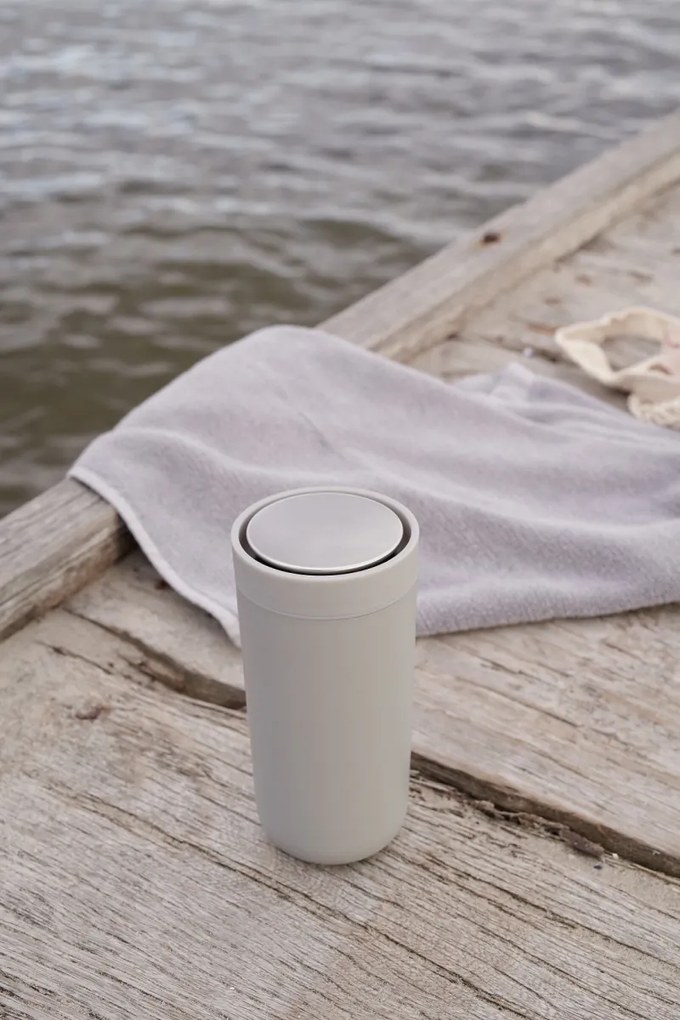 Termohrnek To Go Mat Light Grey 0,4 l Stelton