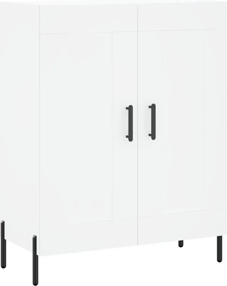 Skříň highboard bílá 69,5 x 34 x 180 cm kompozitní dřevo 3198345