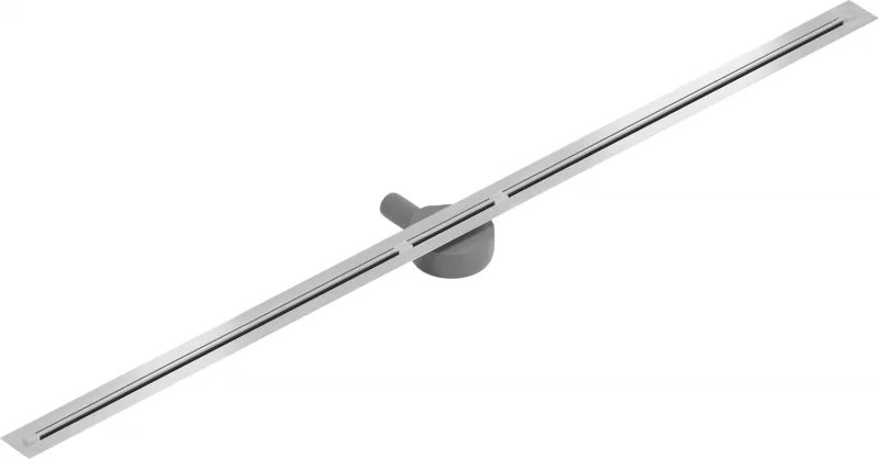 Mexen Flat Super Slim, super tenký odtokový žlab s 360° rotačním sifonem 150 cm, nerez, 1051150