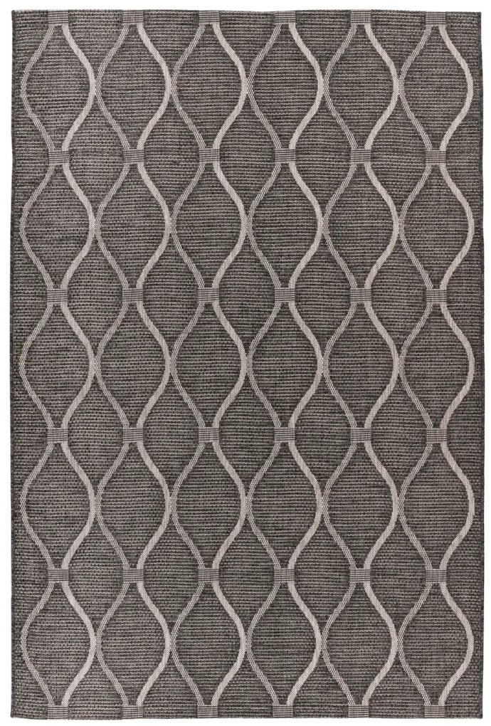 Obsession, Kusový koberec Nordic 871 grey – na ven i na doma, 80x150, šedá, chodba / předsíň
