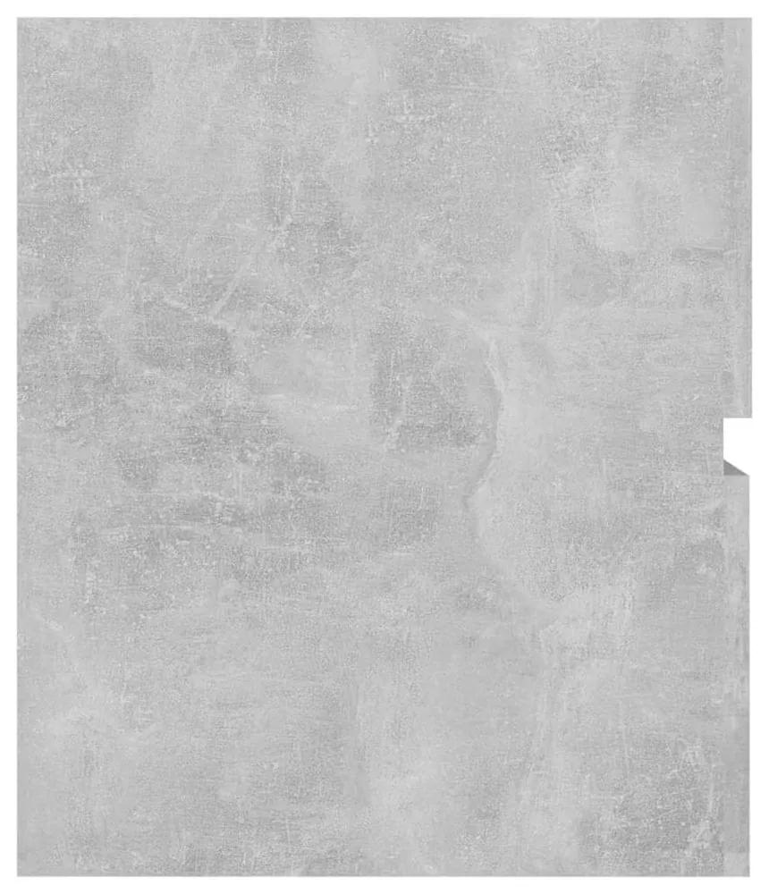 Petromila Skříňka se zápustným umyvadlem betonově šedá dřevotříska