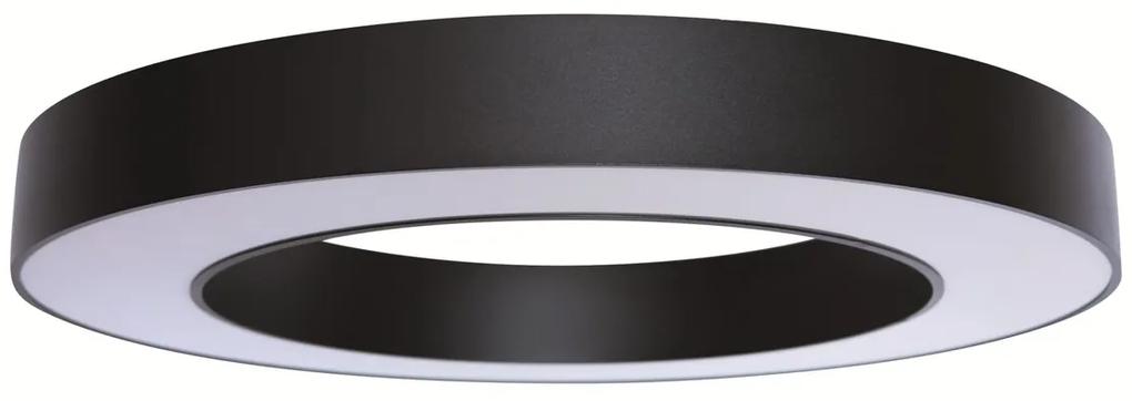 LED kruhové univerzální svítidlo LEDkoncept Circulare ring L/70035 černé 45.5cm