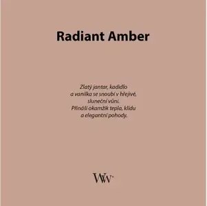 WoodWick Radiant Amber svíčka loď