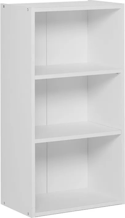 FARELA Policový regál / knihovna Dakota, 78,5 cm, bílá