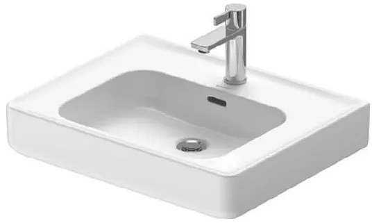 Duravit Soleil by Starck - Umyvadlo 650x480 mm, s přepadem, otvor pro baterii, bílá 2376650000