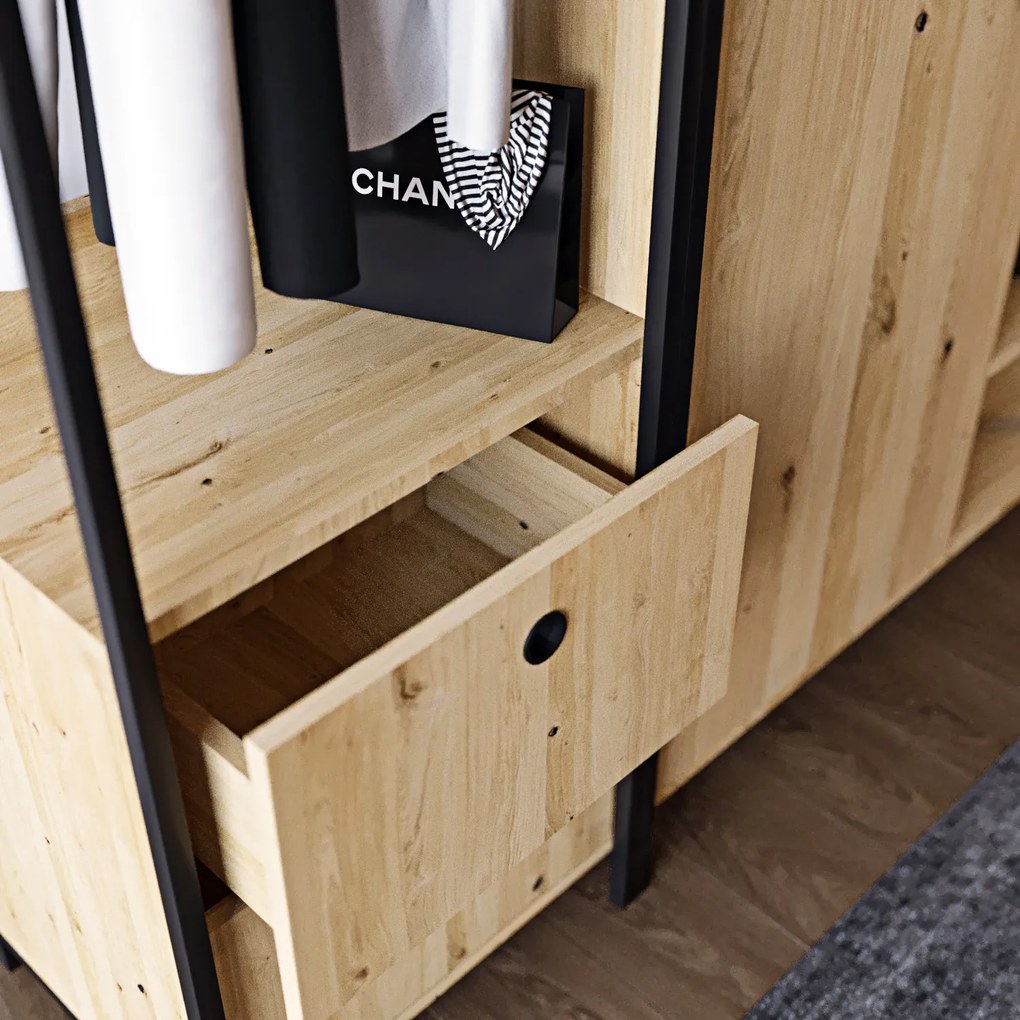 Kalune design Otevřená šatní skříň OKAN