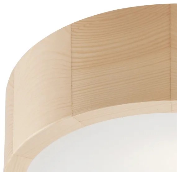 Stropní svítidlo NATURAL 1xE27/60W/230V pr. 27,5 cm borovice
