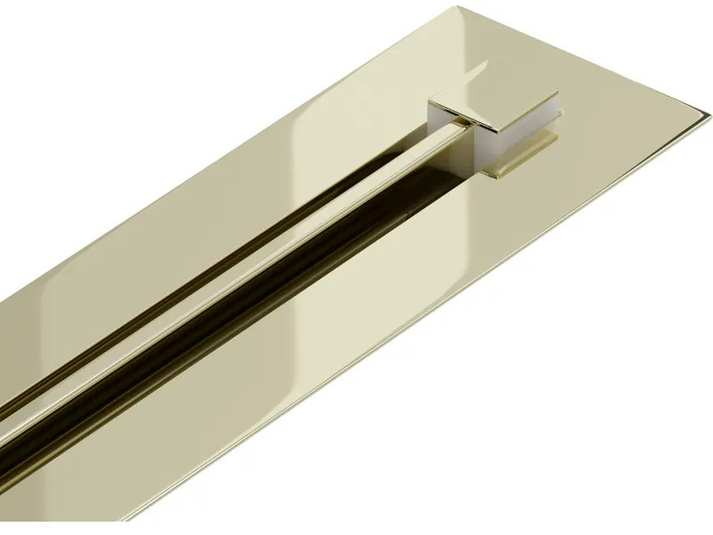 Mexen Flat 360° Super Slim lineární odtok rotační 70 cm, Zlatá - 1551070