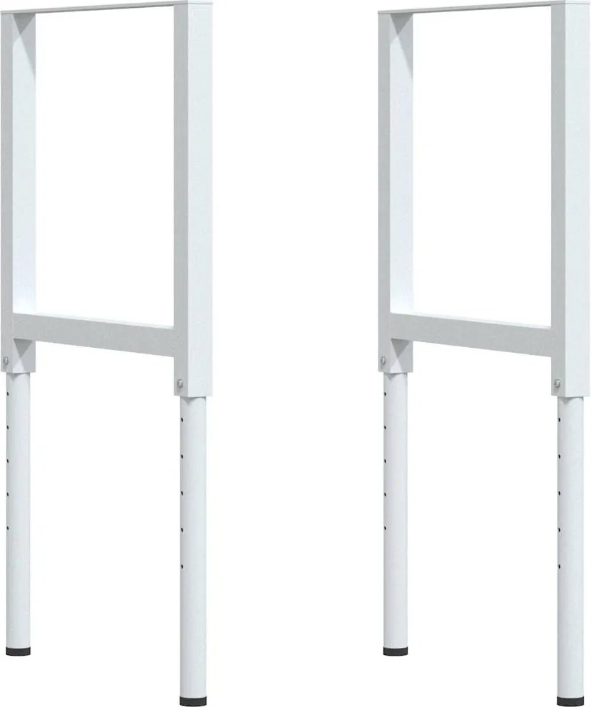 Pracovní stůl tmavě hnědý 80 x 60 x (71,5–98) cm masivní dub 3309720