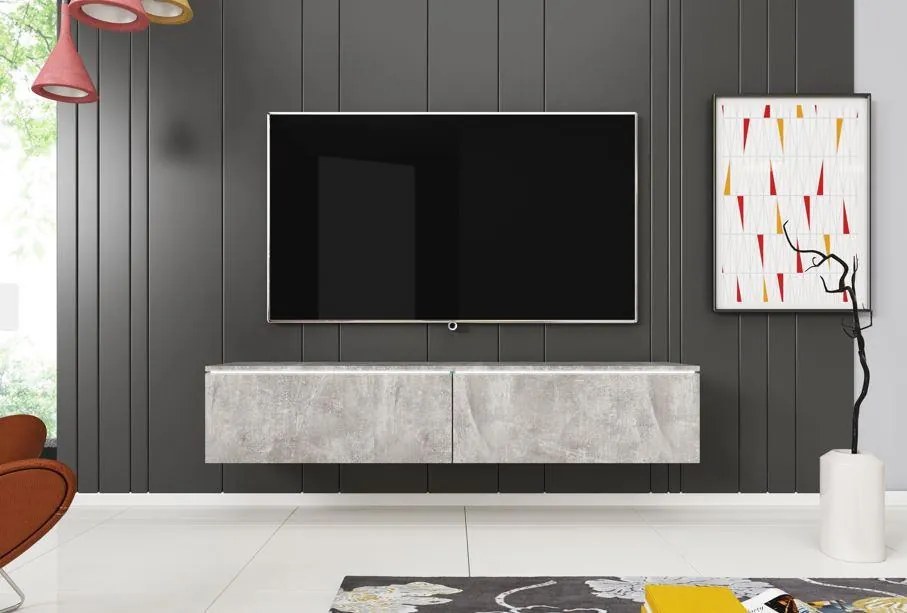 TV stolek CERIEE 140 - beton
