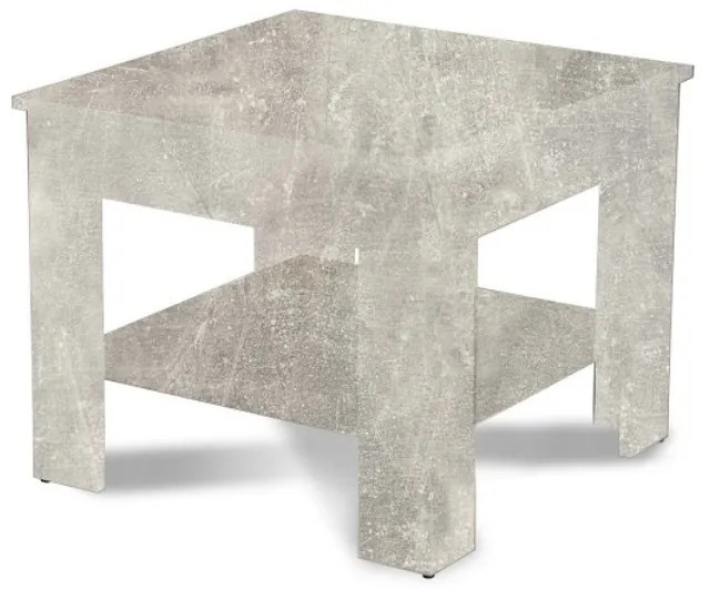 ARTUR konferenční stolek 67 X 67, beton světlý