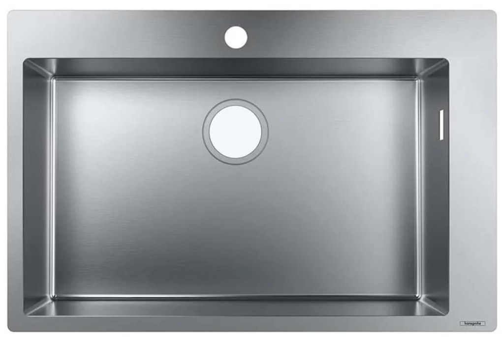 Hansgrohe - Vestavný dřez S711-F660, nerezová ocel 43302800